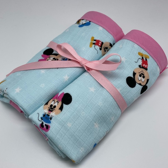 Hand Crafted | Bath, Skin & Hair | Baby Disney Set Of 2 Washcloths ...